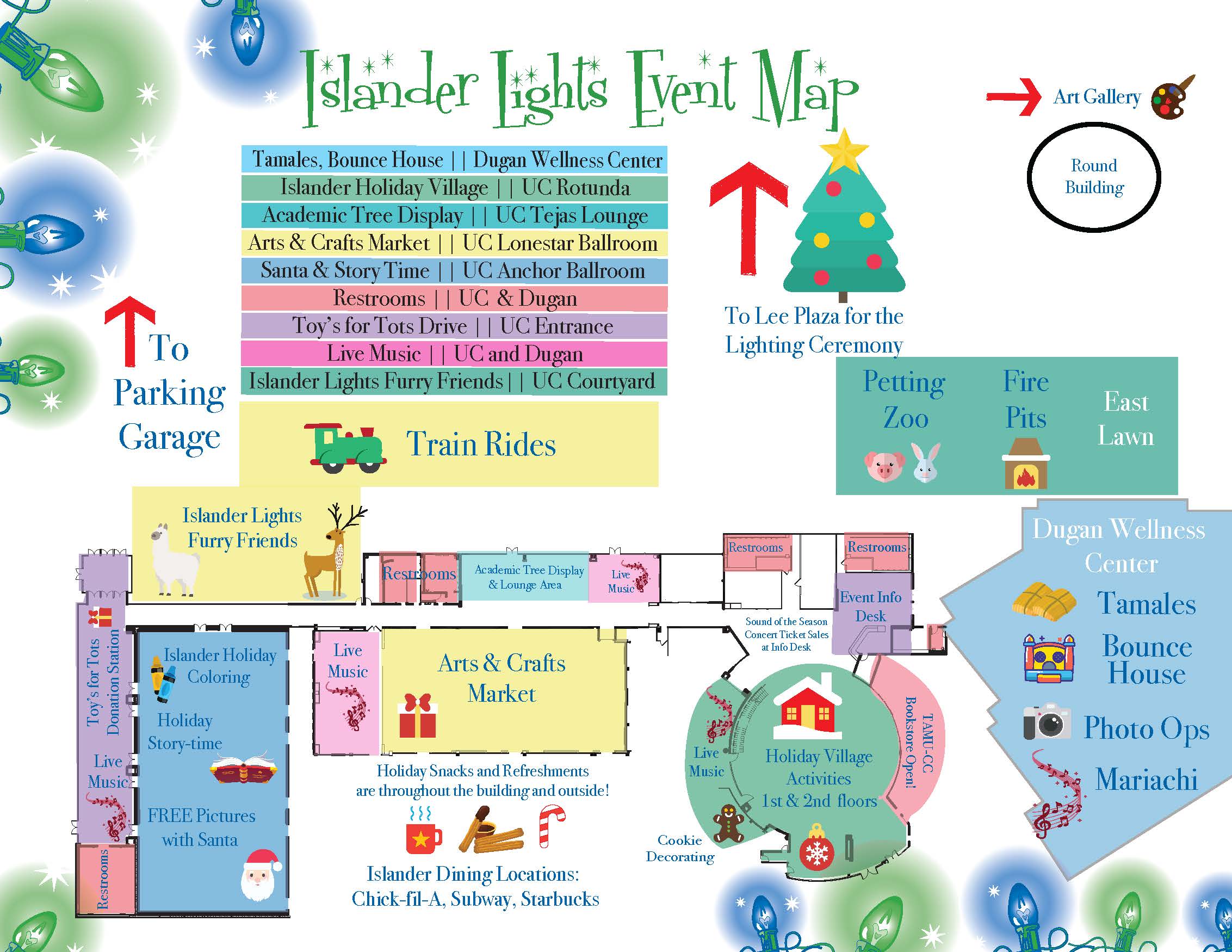 Event Information and Map | Islander Lights | Student Activities ...